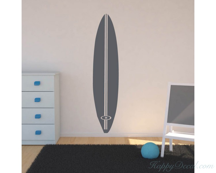 Retro Surfboard Vinyl Wall Decal Sticker - Surfboard Decalcal