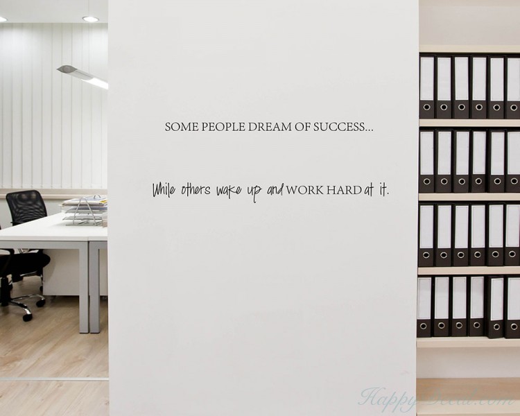 Some People Dream of Quotes Wall Decal Motivational Vinyl Art Stickers