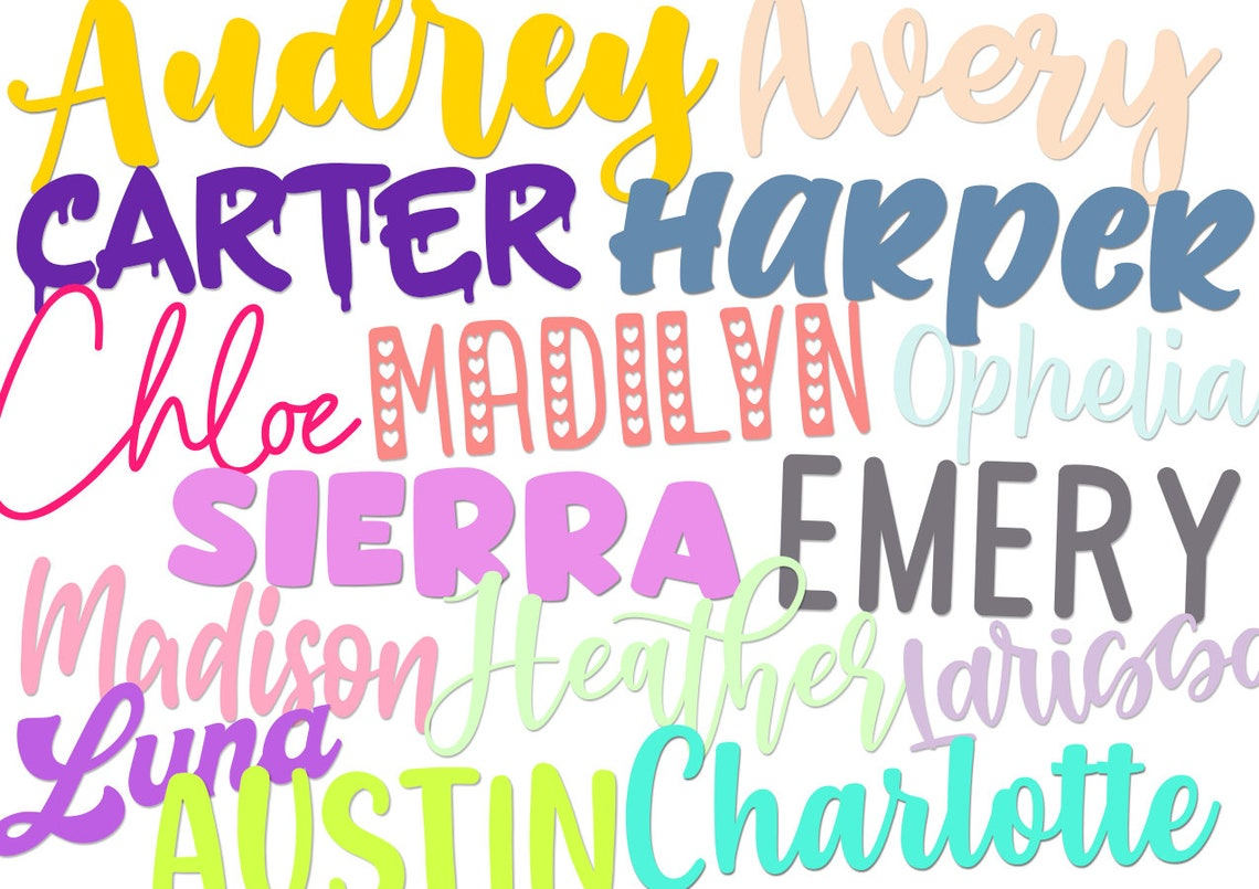 Custom Girl's Name Decal