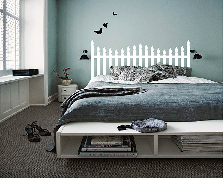 Headboard Wall Decals - Vinyl Wall Art Stickers
